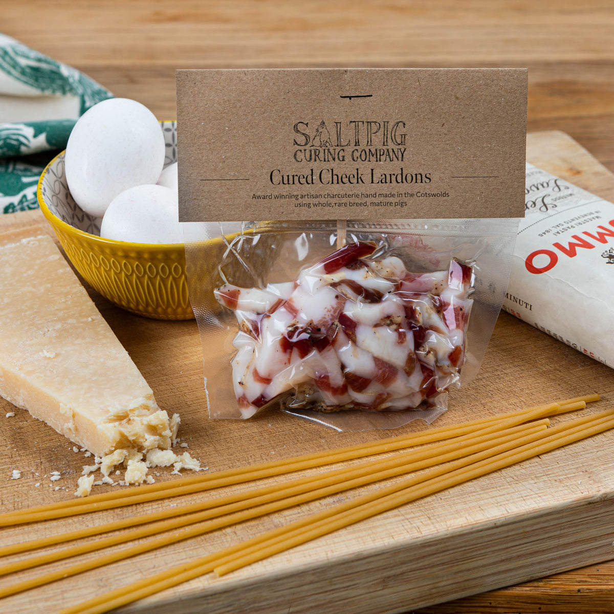 Cured Cheek Lardons for the best carbonara! – SaltPig Curing Company